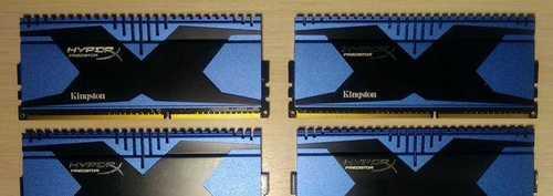 Kingston DDR3 8Gb (4x2Gb) 2400MHz PC-19200