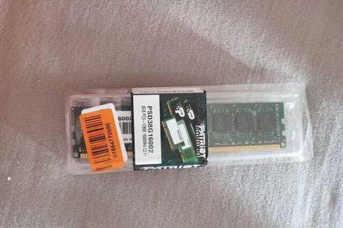 Оперативная память DDR3 8Gb Patriot