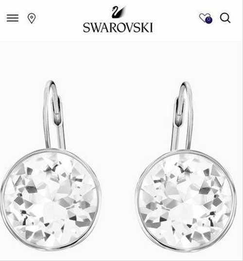 Серьги «Swarovski»