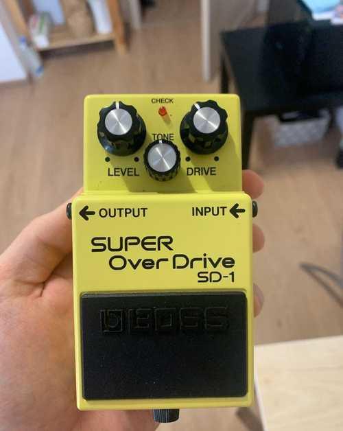 Педаль гитарная boss SD-1 SuperOverdrive