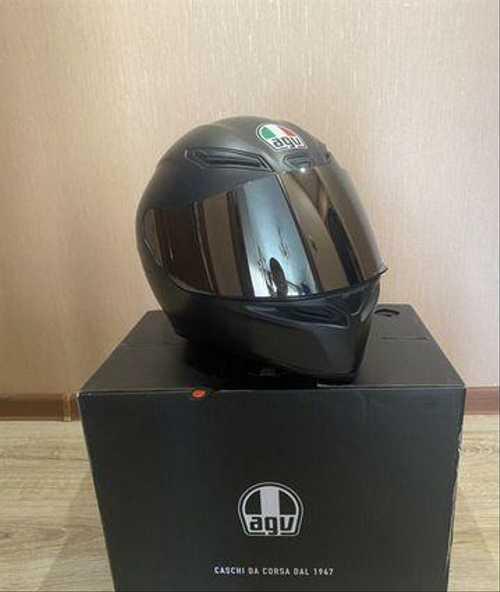 Шлем agv k1 black mate
