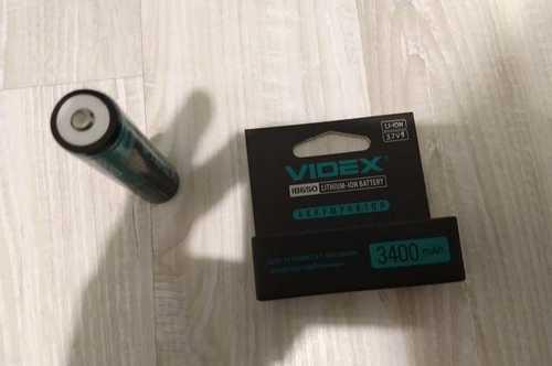 Videx Аккумулятор 18650 3400 mah