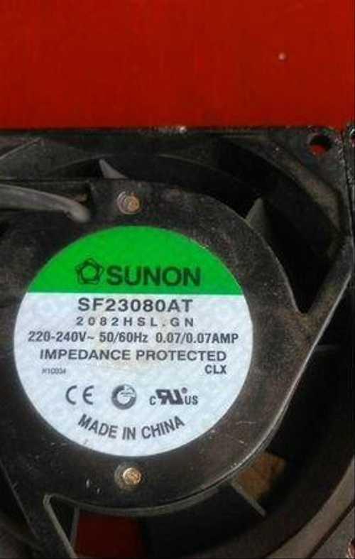 Sunon sf23080at 2082hsl вентилятор