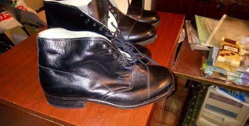 Ботинки мужские кожанные солдатские