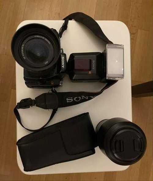 Фотоапарат зеркальный, цифровой Sony Alpha 100
