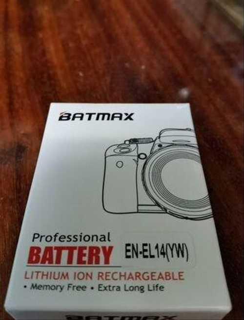 Аккумулятор Batmax EN-EL14A для Nikon