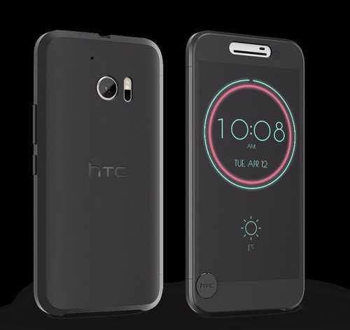 Чехол книжка силикон HTC 10 DOT view