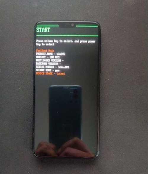 Телефон OnePlus 6 на запчасти или для ремонта