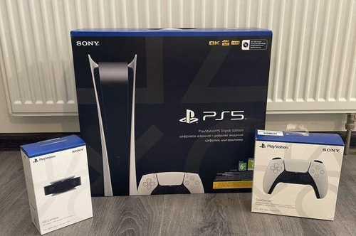 Sony PlayStation 5 Digital + DualSense +камера ps5