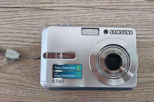 Фотоаппарат Samsung S760 с чехлом