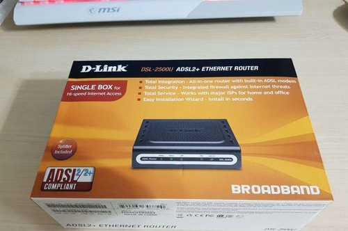 Роутер Dlink DSL 2500U