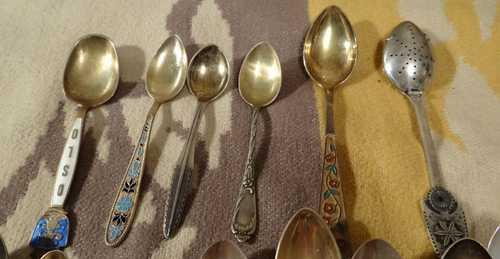 Ложки серебро:десертные,чайные, лимонные и тд