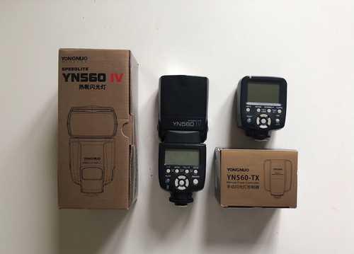 Вспышка yongnuo YN560 IV + YN560-TX