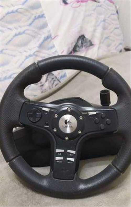 Игровой руль Logitech driving force ex