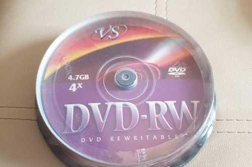 Упаковка оптических перезаписываемых DVD-RW дисков