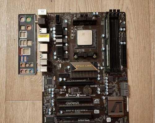 Комплект 8 ядер Asrock 990FX Extreme +FX8320