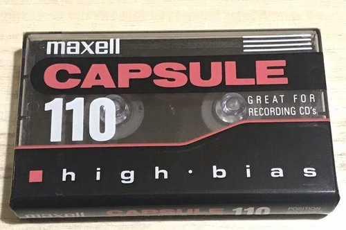 Аудиокассета Maxell Capsule 110 High Biss новая