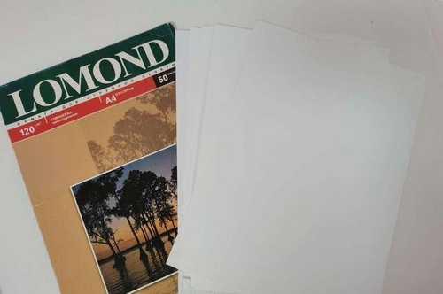 Бумага Lomond и HP формат А4, глянцевая