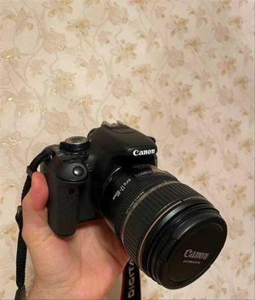 Canon EOS600D + 2 объектива + чехол