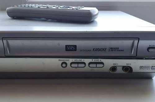 DVD/VHS-плеер Samsung SV-DVD240P Hi-Fi + караоке