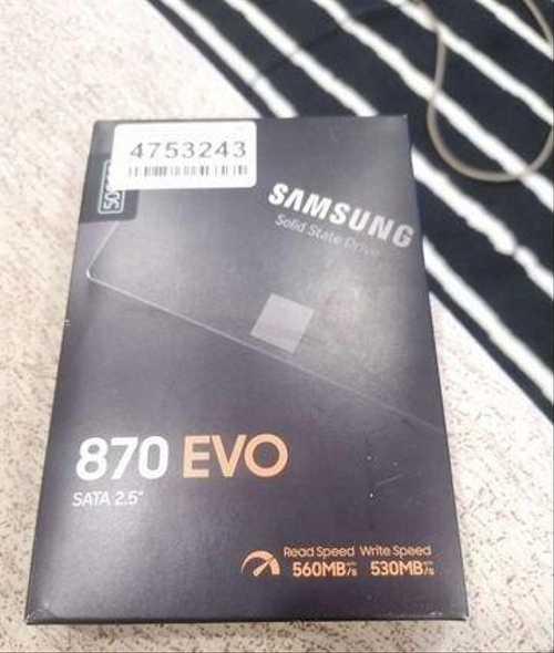 Ssd диск samsung 870Evo 500Gb