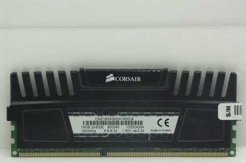 Модуль памяти dimm DDR3 8Gb 1600Mhz PC-12800 Corsa