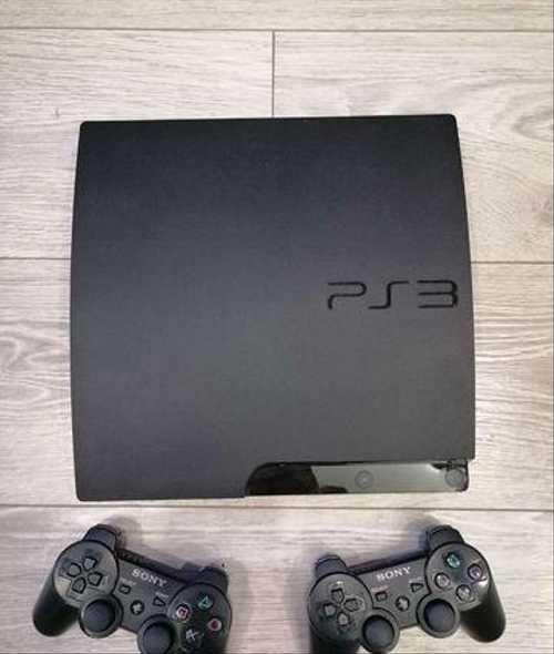 PS3 Playstаtiоn 3 slim 500gb + 2 джойстика + 41 иг