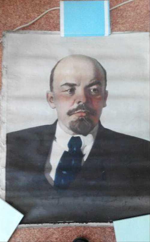 Ленин В. И. картина маслом на холсте портрет Lenin