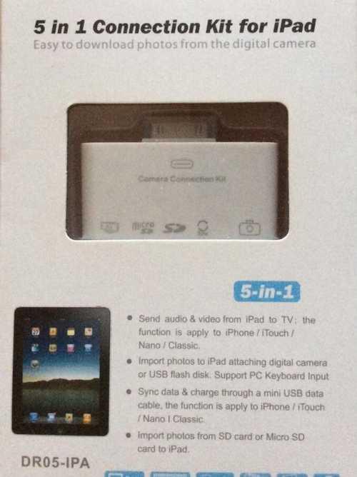 Картридер для Apple iPad