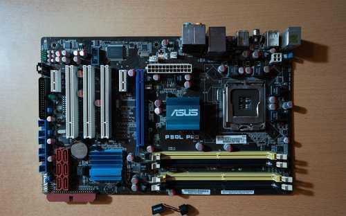 Asus P5QL PRO + Intel Core 2 Duo E8400 + 2gb кулер
