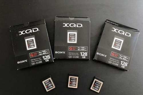 Карта памяти Sony XQD 128гб 440мб/с