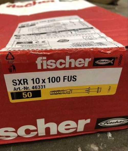 Дюбель фасадный Fischer sxr 10x100