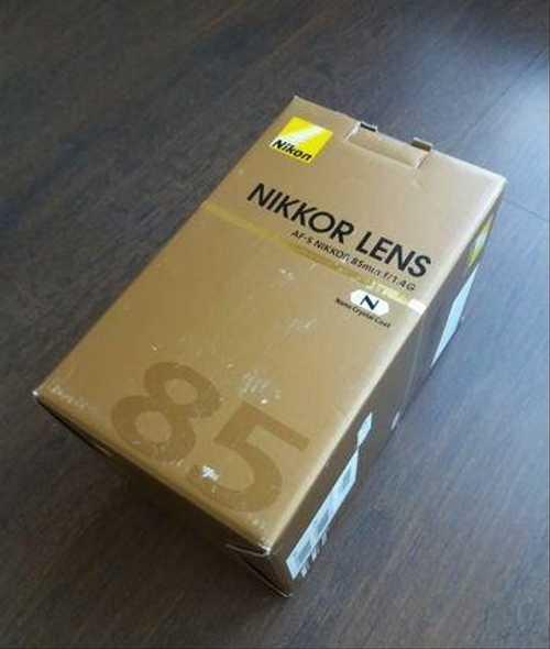 Объектив премиум Nikon AF-S nikkor 85mm f/1.4G