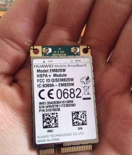3G карта контроллер плата модем Huawei