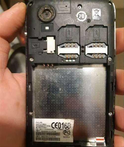 Телефон Philips W832 на запчасти