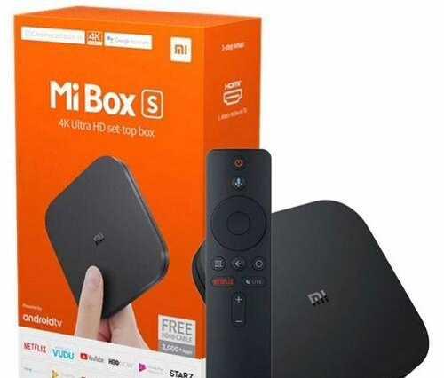 Тв-приставка Xiaomi Mi TV box S (4K) Новая