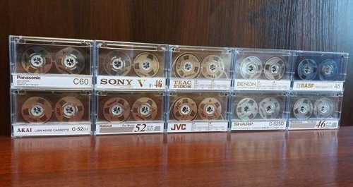 Аудио кассеты (Аудиокассеты) с катушками бобинками