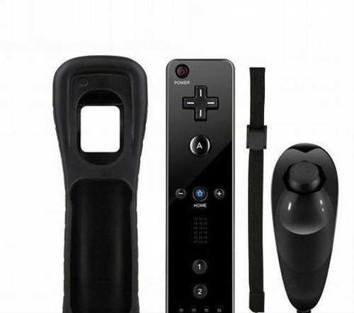 Геймпады Wii Remote + Wii Nunchuk (4 цвета)