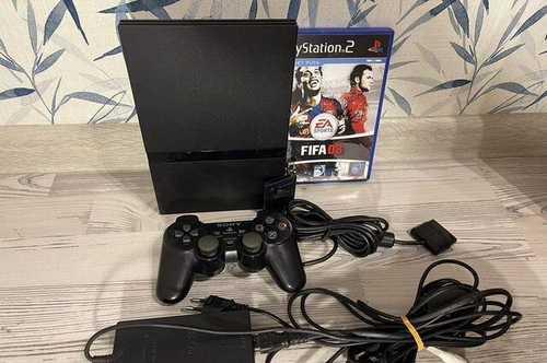 Sony PS2 Slim scph-77008 8mb + диск