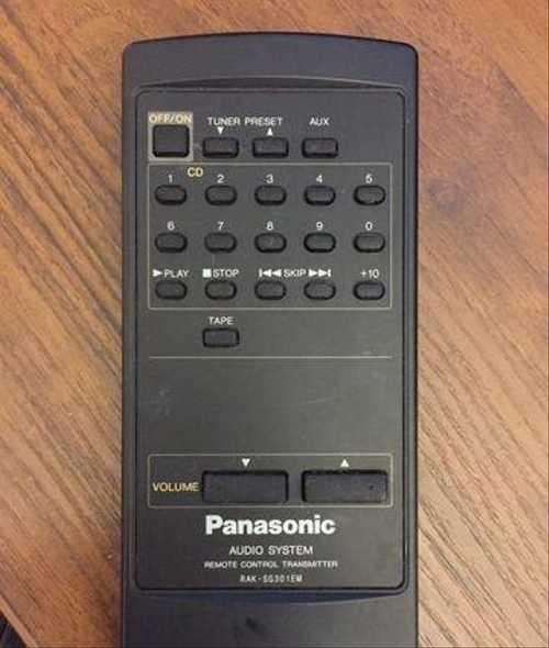 Пульт ду Panasonic RAK-SG 301EM