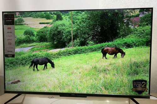 Заряженный безрамочный Smart телевизор 50"(новый)