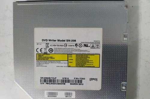 DVD writer Model SN-208 Toshiba Samsung Storage