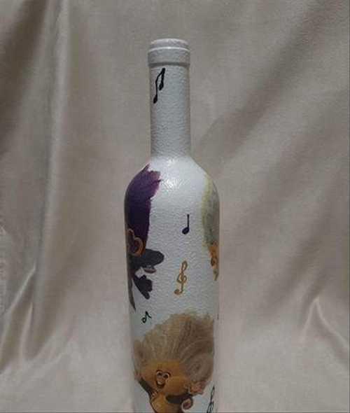Бутылка подарок декоративная «Тролли»
