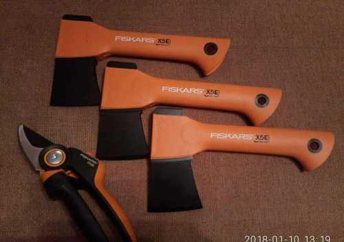 Топор Fiskars X5 пила садовая новая