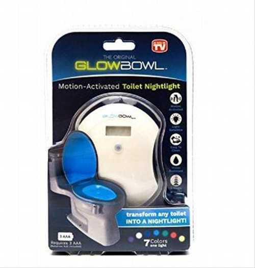 Подсветка для унитаза с датчиком движения glowbowl