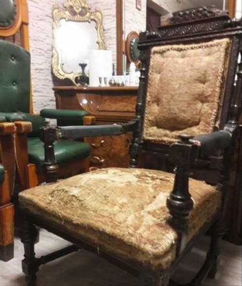 Кресло - трон антикварный
