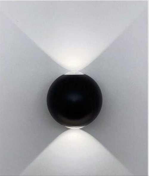Светильник бра Elegant 9870 черный 100*10*100mm
