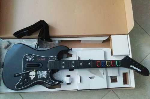 Гитара для Guitar Hero на PS2 (без донгла)