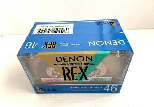 Аудиокассеты 4 штуки 4Pack Denon RE-X 46 - Normal