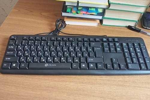 Клавиатура новая проводная Oklick 180M